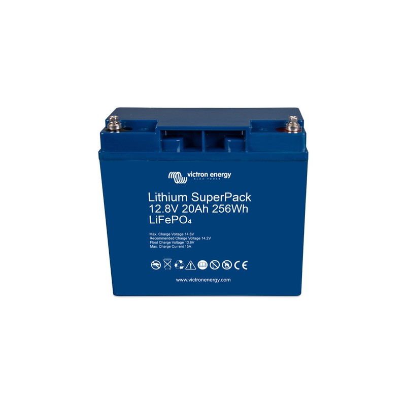 Batterie Lithium 20Ah 12V Superpack Victron BMS intégré